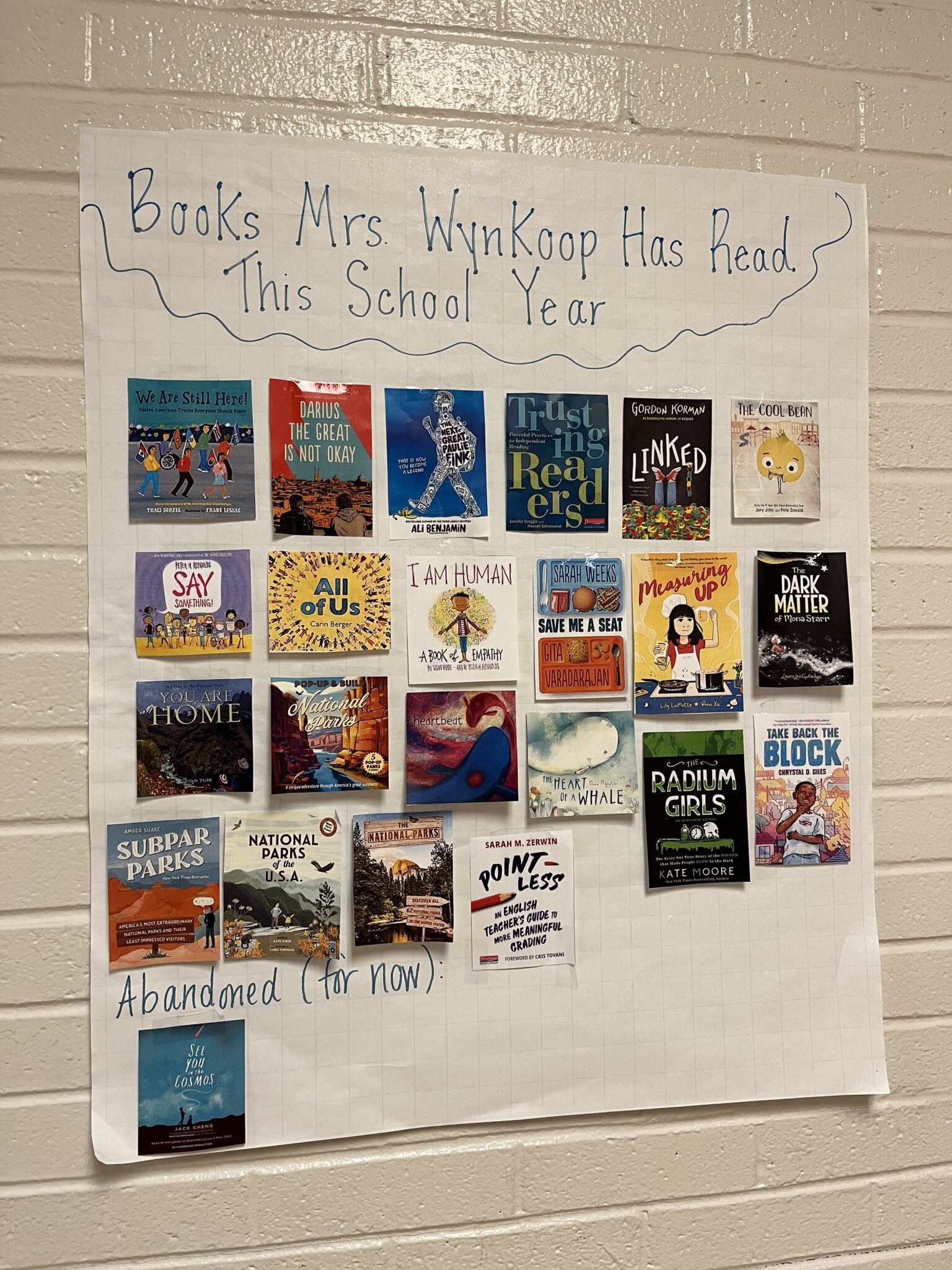 ‘Reading signs’ foster a love of reading in students, staff - Great PA ...