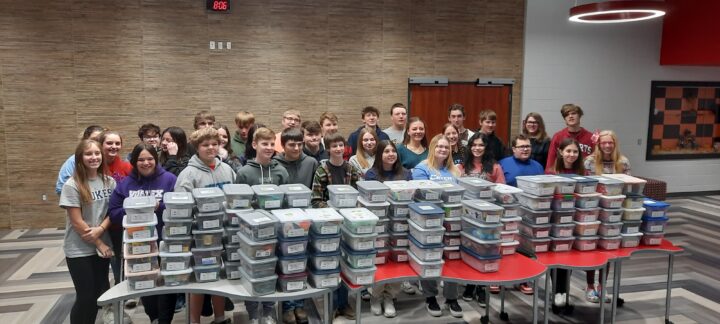 Cambria Heights HS students donate 124 Jared Boxes - Great PA Schools