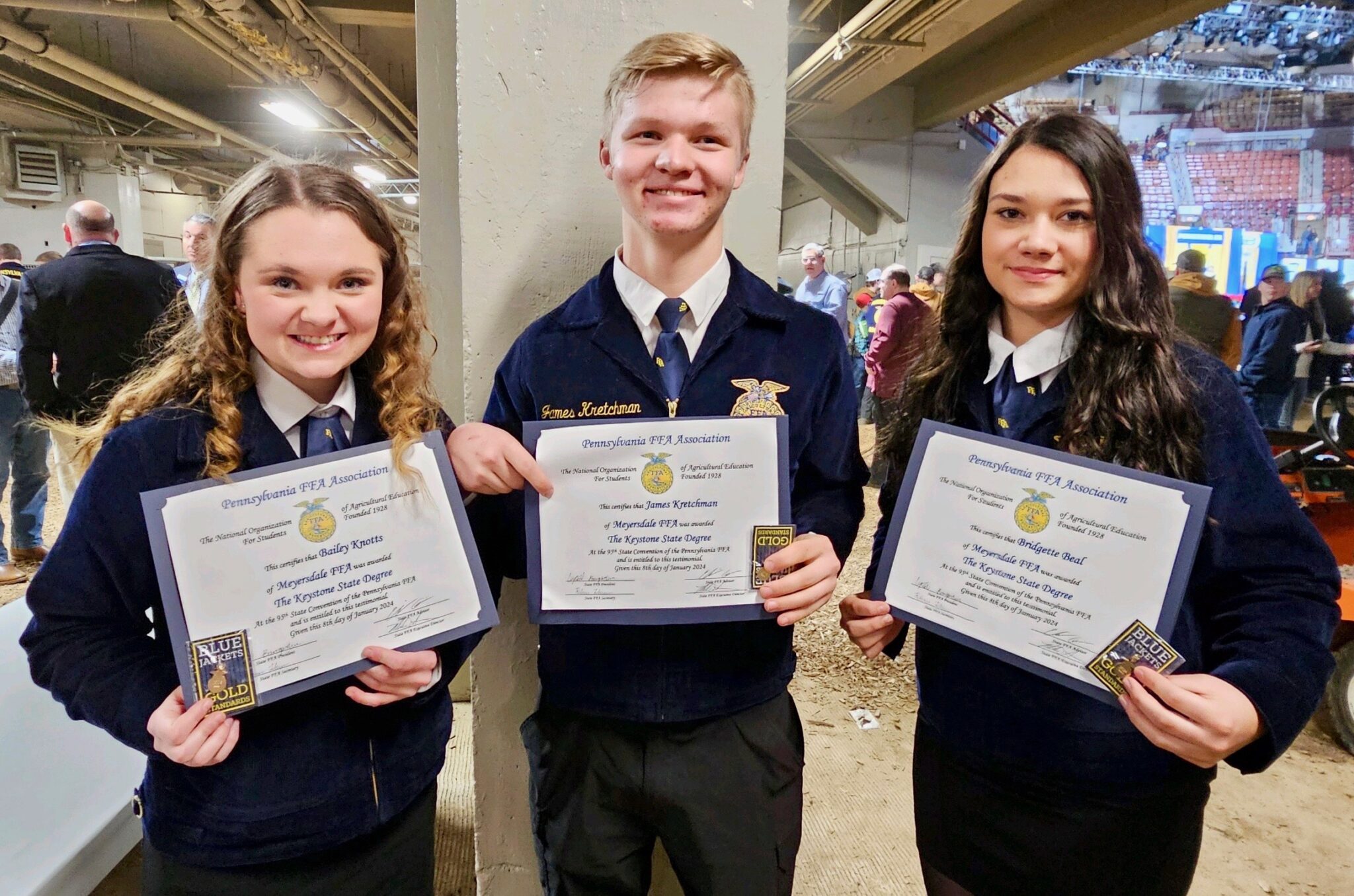 FFA members earn Keystone Degrees - Great PA Schools